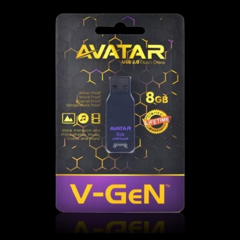 Jual FLASHDISK V-GEN AVATAR 8GB / 16GB / 32GB 2.0 ORIGINAL | Shopee ...