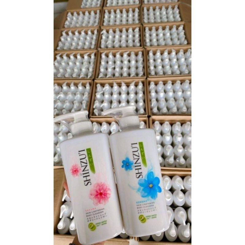 Jual Shinzui Body Wash botol pump 480ml | Shinzui Skin Lightening Body ...