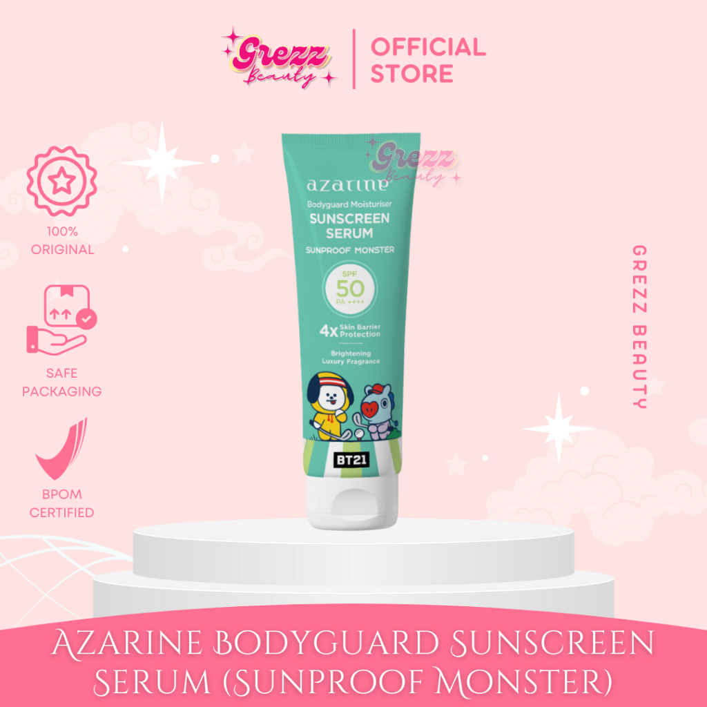 Jual Azarine Body Guard Moisturizer Sunscreen Serum - Sunproof Monster ...