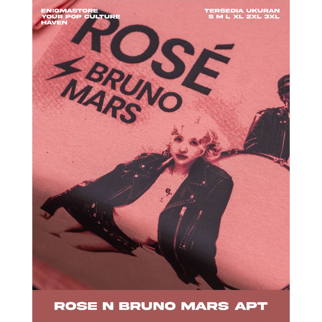 Jual KAOS ROSE BRUNO MARS APT. | Shopee Indonesia