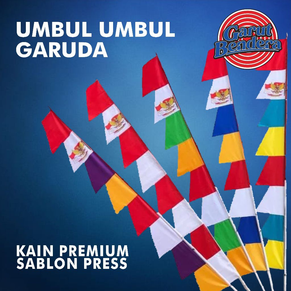 Jual (20PCS) BENDERA UMBUL UMBUL GARUDA | Shopee Indonesia