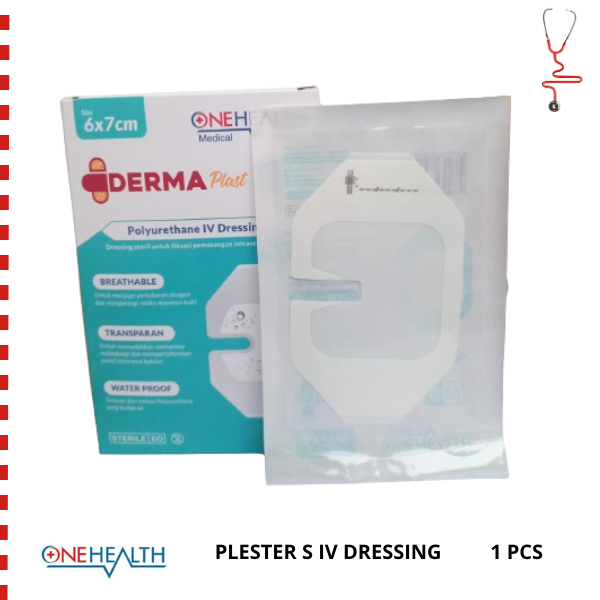 Jual Plester Luka S IV 6x7cm Plaster Dermaplast Fiksasi Infus Onehealth ...