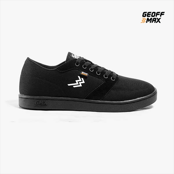 Jual Geoff Max - Jarvis All Black Sepatu Pria Sneakers Pria Canvas ...