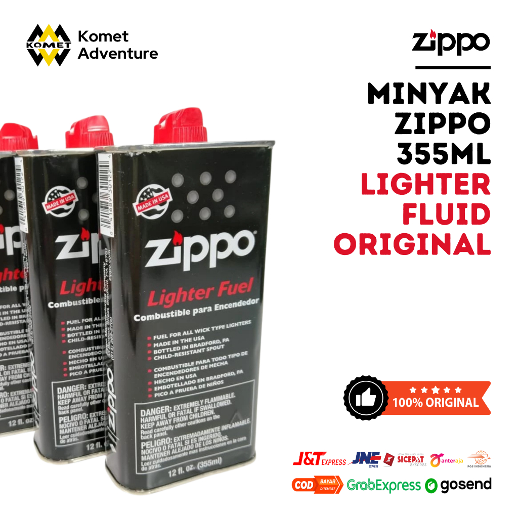 Jual Minyak Zippo 355ml Zippo Lighter Fluid 355ml Minyak Isi Zippo ...