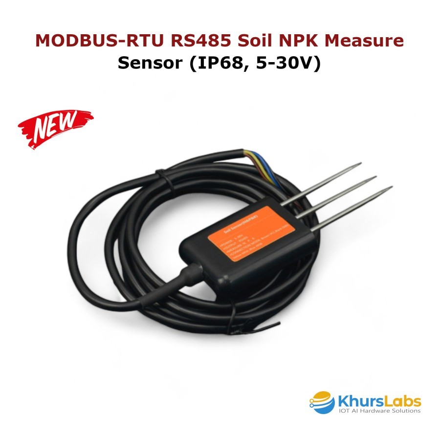 Jual MODBUS RTU RS485 Soil NPK Measure Sensor (IP68, 5-30V) Anti ...