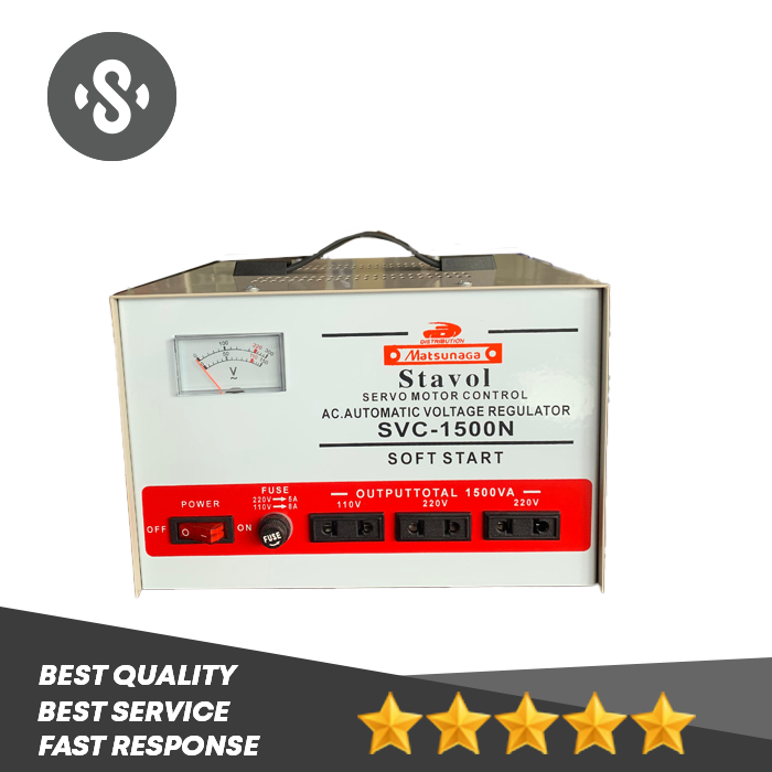 Jual STAVOLT MATSUNAGA SVC-1500 VA SP | Shopee Indonesia