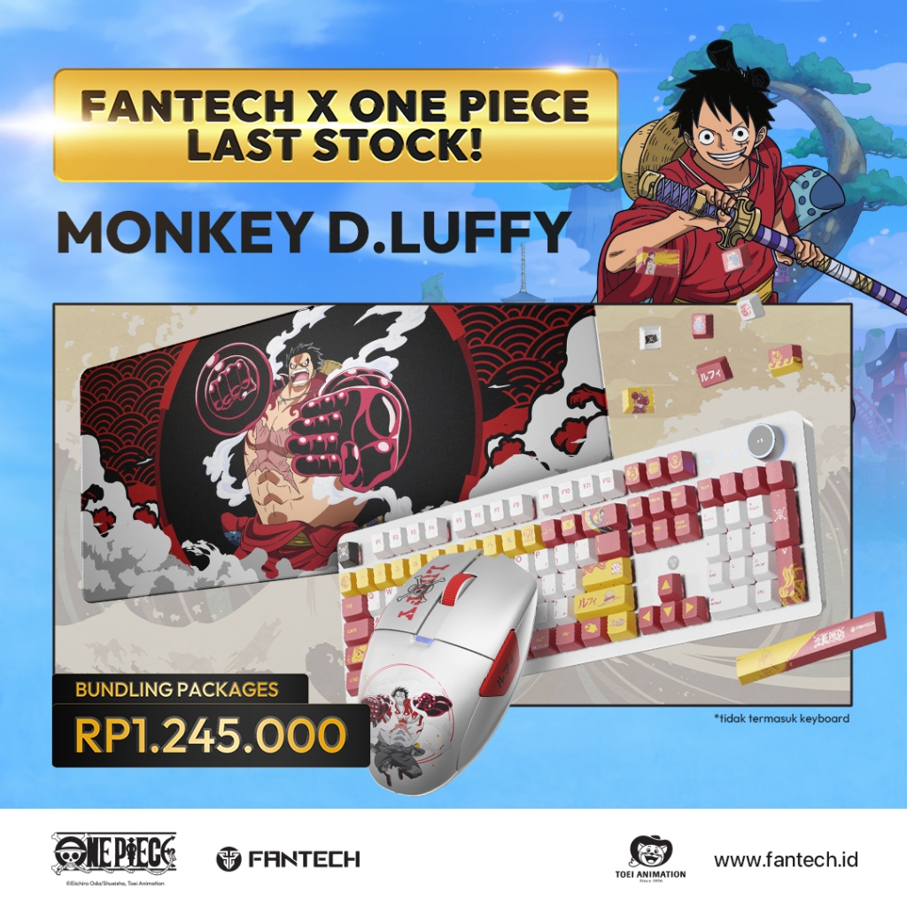 Jual Fantech One Piece FULLSET Bundling Monkey D. Luffy Collections ...