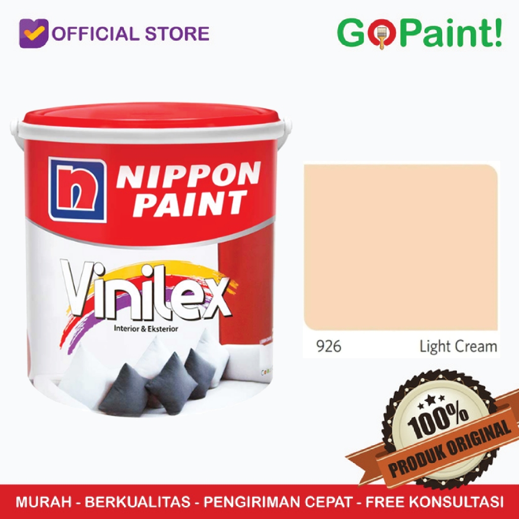 Jual CAT TEMBOK INTERIOR | NIPPON VINILEX INTERIOR TINTING ( LIGHT ...