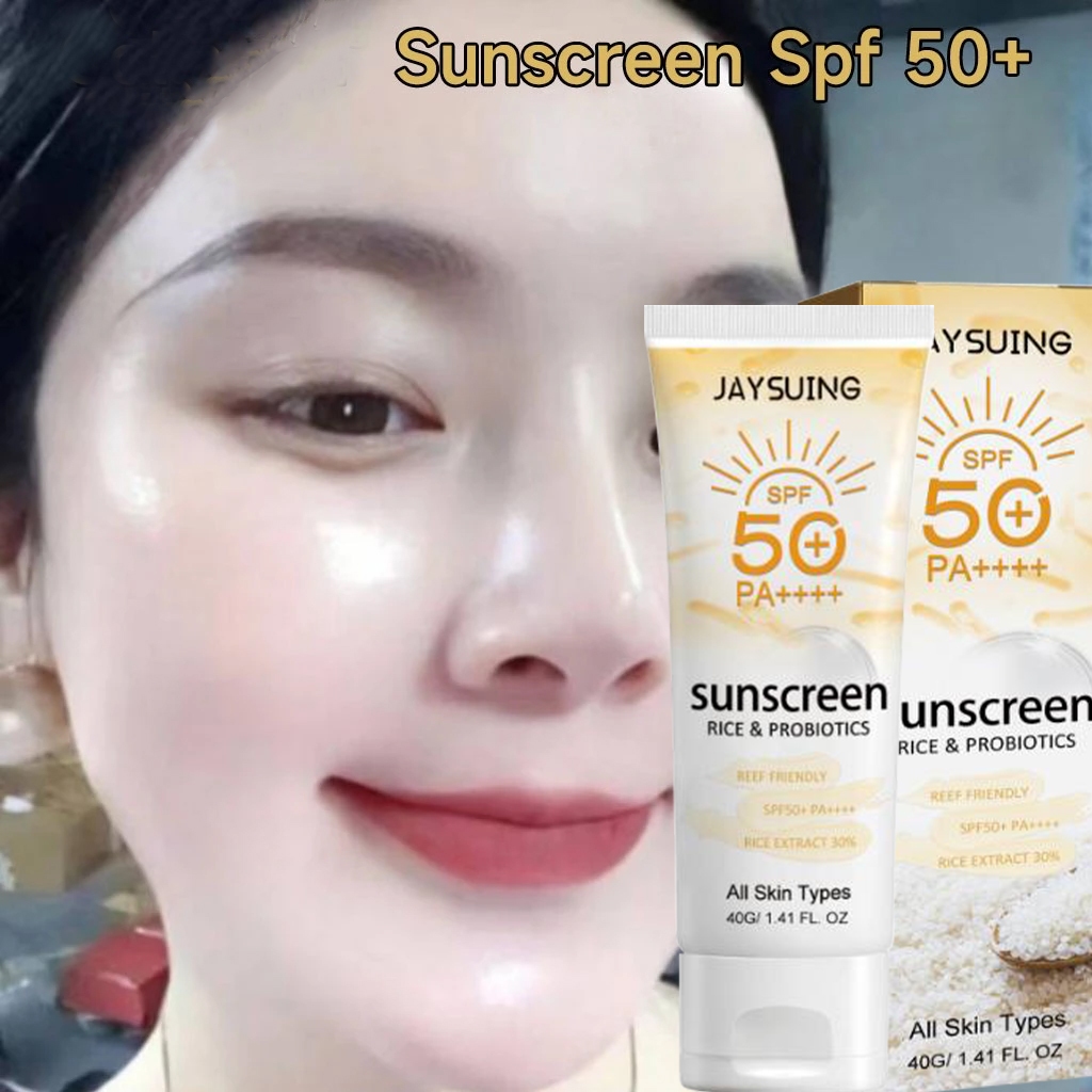 Jual Glowing Up Sunscreen SPF50+ PA+++ Whitening Sunblock Cream 40g Wajah Dan Badan sunscren Sun ...