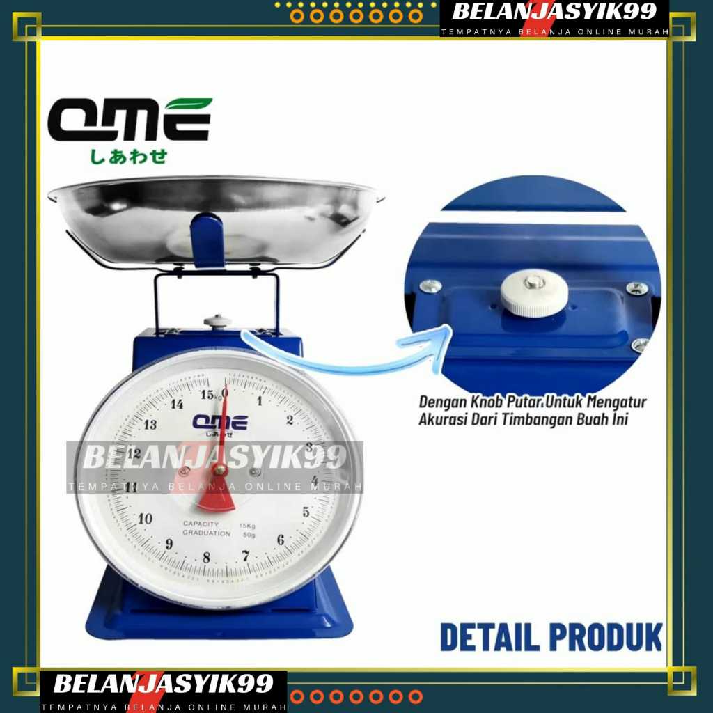 Jual TIMBANGAN BESI QME / TIMBANGAN BESI QME DUDUK / TIMBANGAN MANUAL / TIMBANGAN BUAH LAUNDRY ...