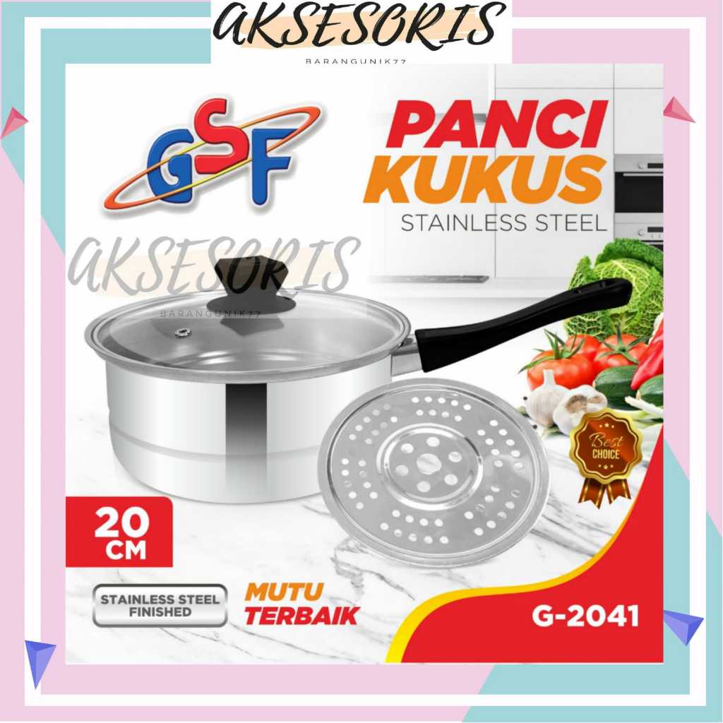 Jual PANCI GSF G-2041 / PANCI 20CM GSF G 2041 / PANCI KUKUS STAINLESS ...