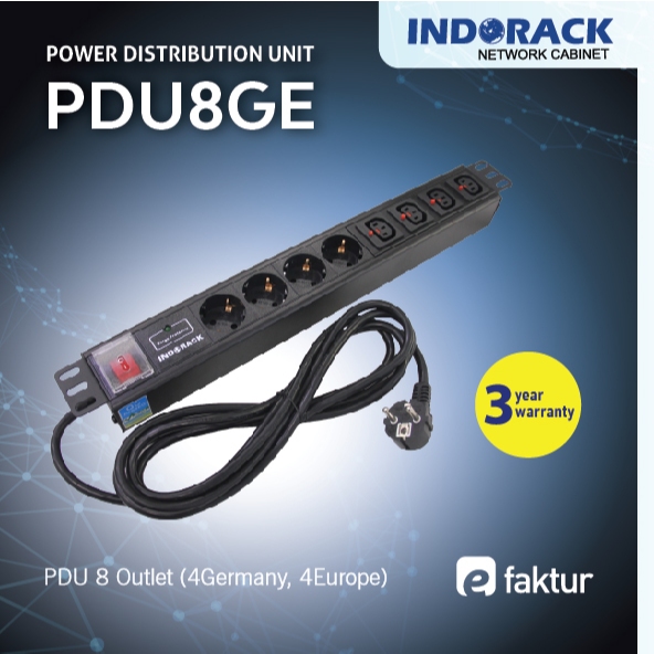 Jual Power Distribution Unit 8 outlet Germany/Europe PDU8GE | Shopee ...