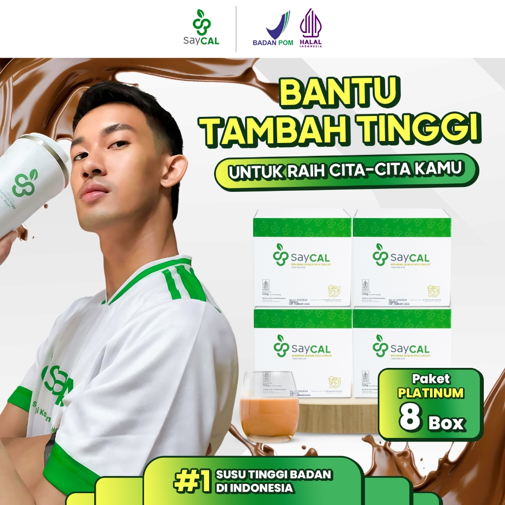 Jual SayCAL Susu Peninggi Badan Terbaik untuk Remaja dan Dewasa - 8 BOX ...