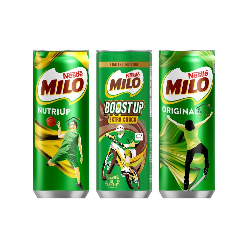 Jual Milo Kaleng Minuman Susu Cair dalam Kaleng Berbagai Varian Pilih ...