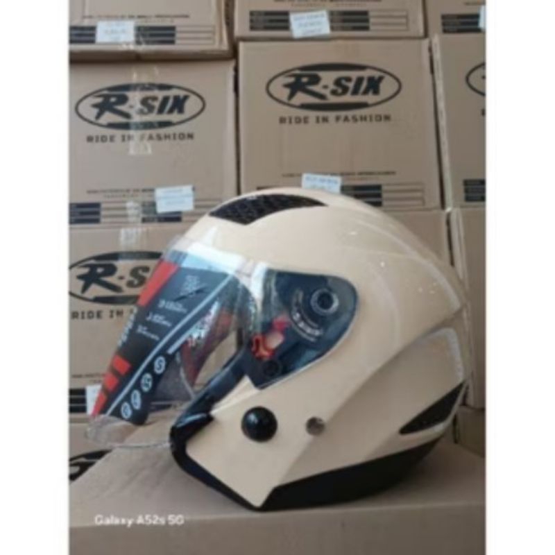 Jual HELM R SIX KIRANA FULL WARNA ORIGINAL PROODUK | Shopee Indonesia