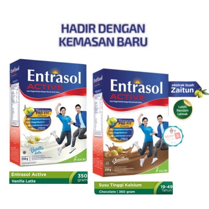 Jual SUSU ENTRASOL ACTIVE 340 GRAM | Shopee Indonesia