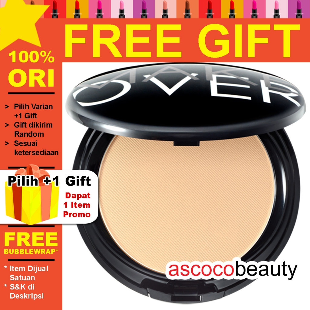 Jual MAKE OVER Perfect Cover TWC Two Way Cake Makeover Bedak Powder ...