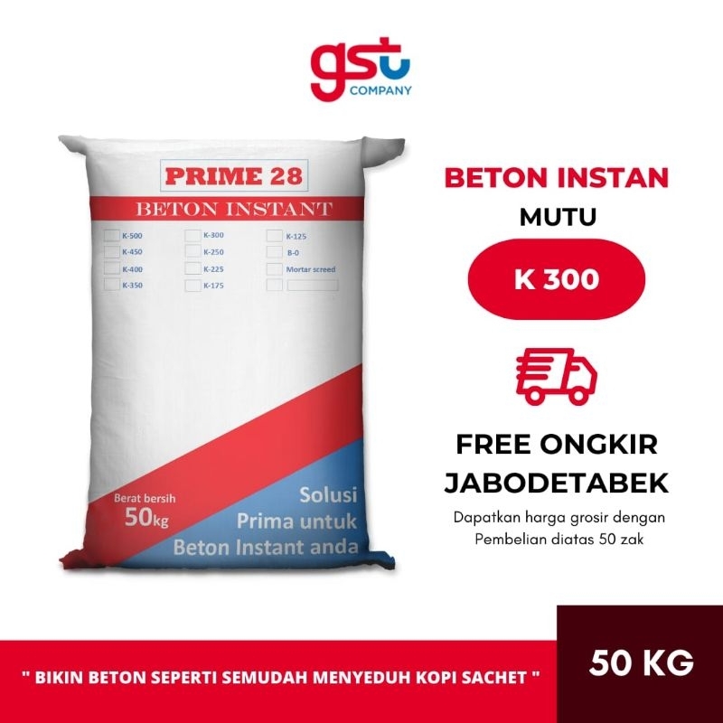 Jual BETON INSTAN MUTU K300 | Shopee Indonesia