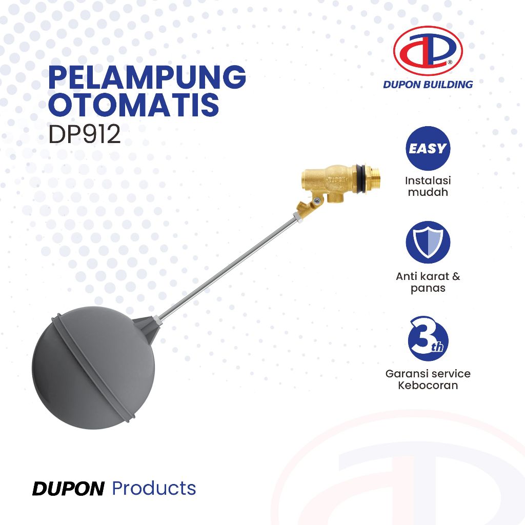 Jual DUPON Pelampung Air Plastik Toren / Tangki Air Ukuran 3/4 DP912 ...