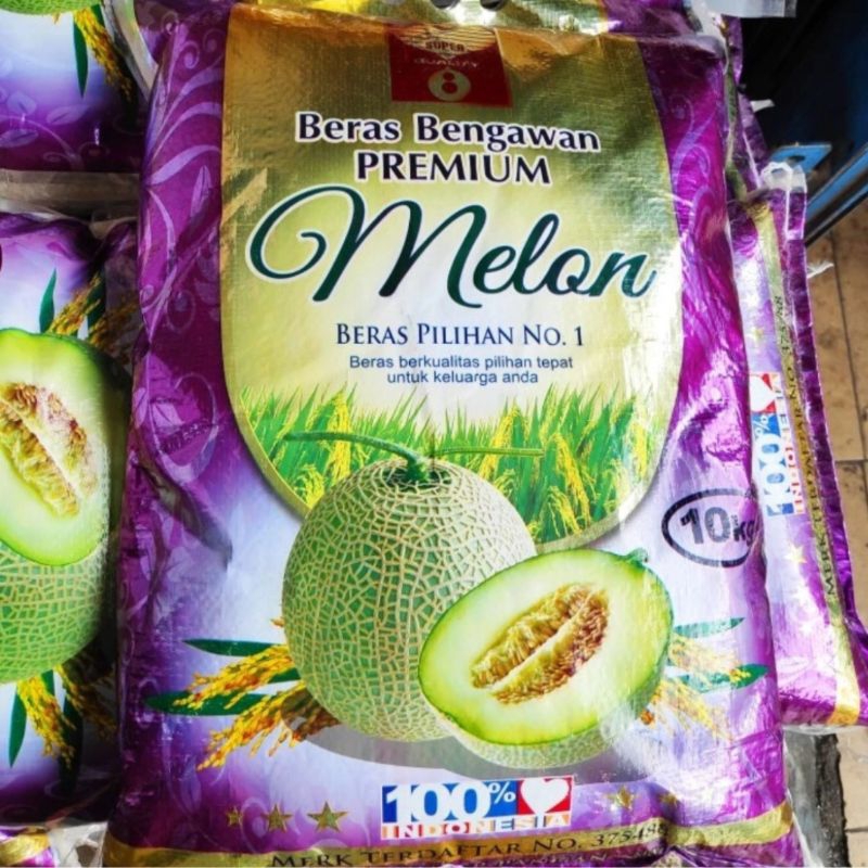 Jual Beras Premium Melon 10 kg | Shopee Indonesia