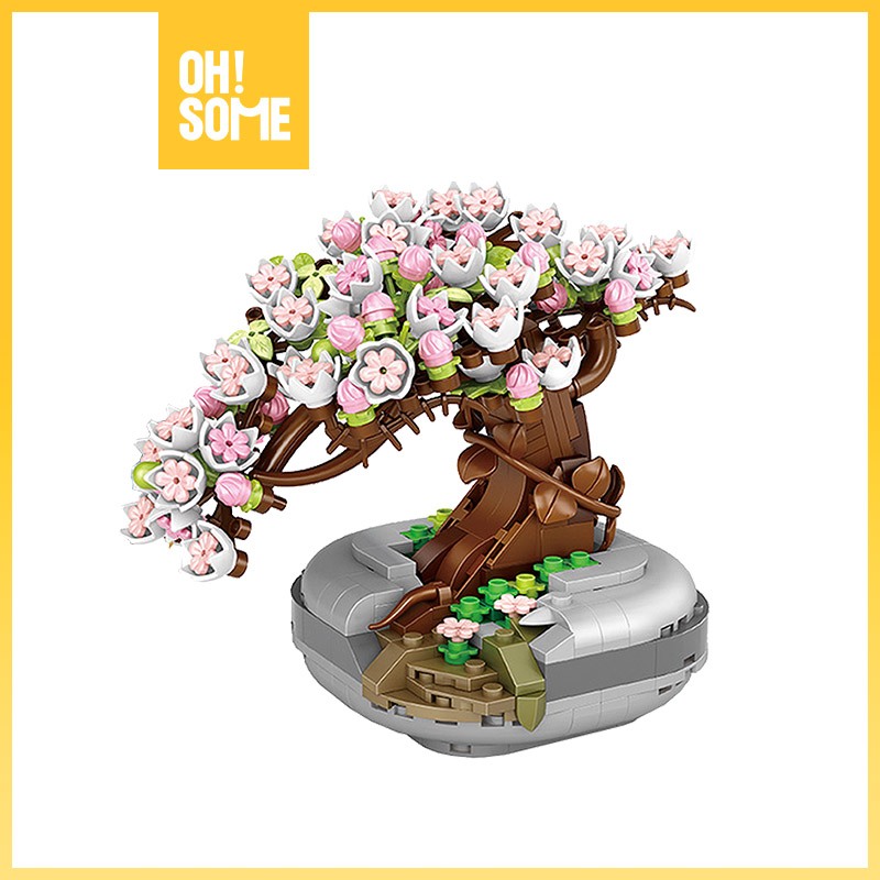 Jual OHSOME Eternal Flowers Mini Block Mainan Rakit Brick Blok Susun 3D ...