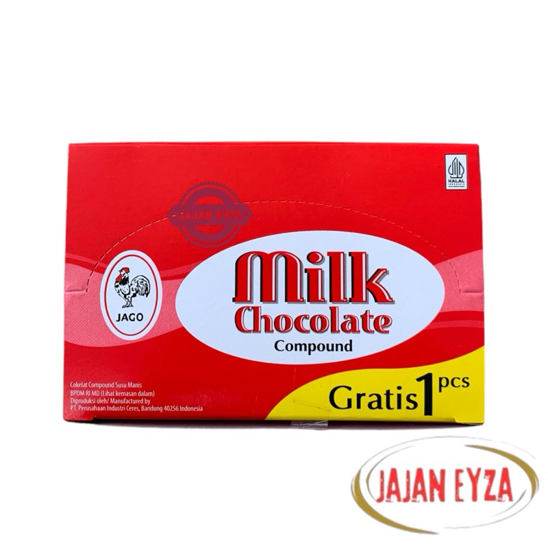 Jual COKLAT JAGO MILK BATANG BOX ISI 12 PCS COKELAT JADUL | Shopee ...
