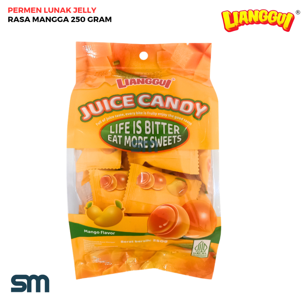 Jual LIANGGUI PERMEN LUNAK JUICE CANDY JELLY ANEKA RASA BUAH 250 GRAM ...