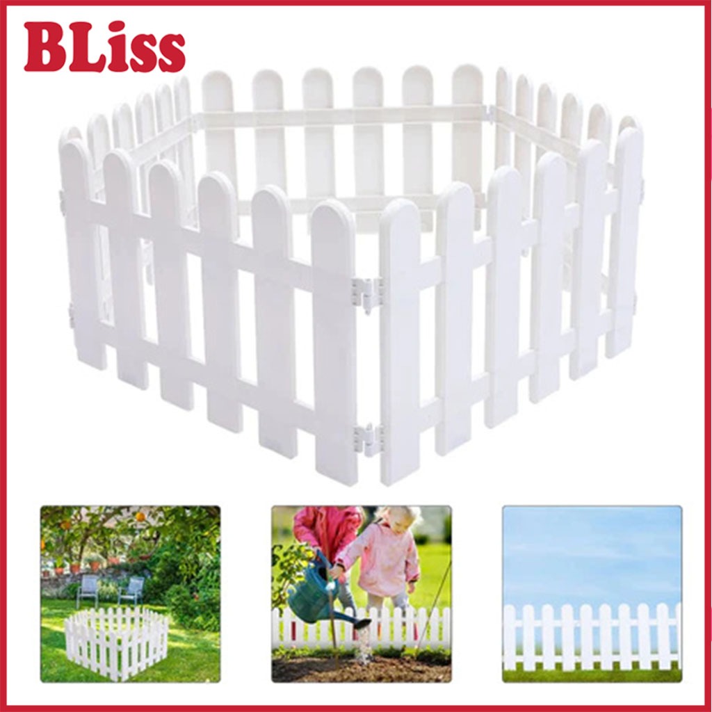 Jual BLiss Pagar kebun / Pagar plastik / Pagar Plastik PVC Putih Pagar ...