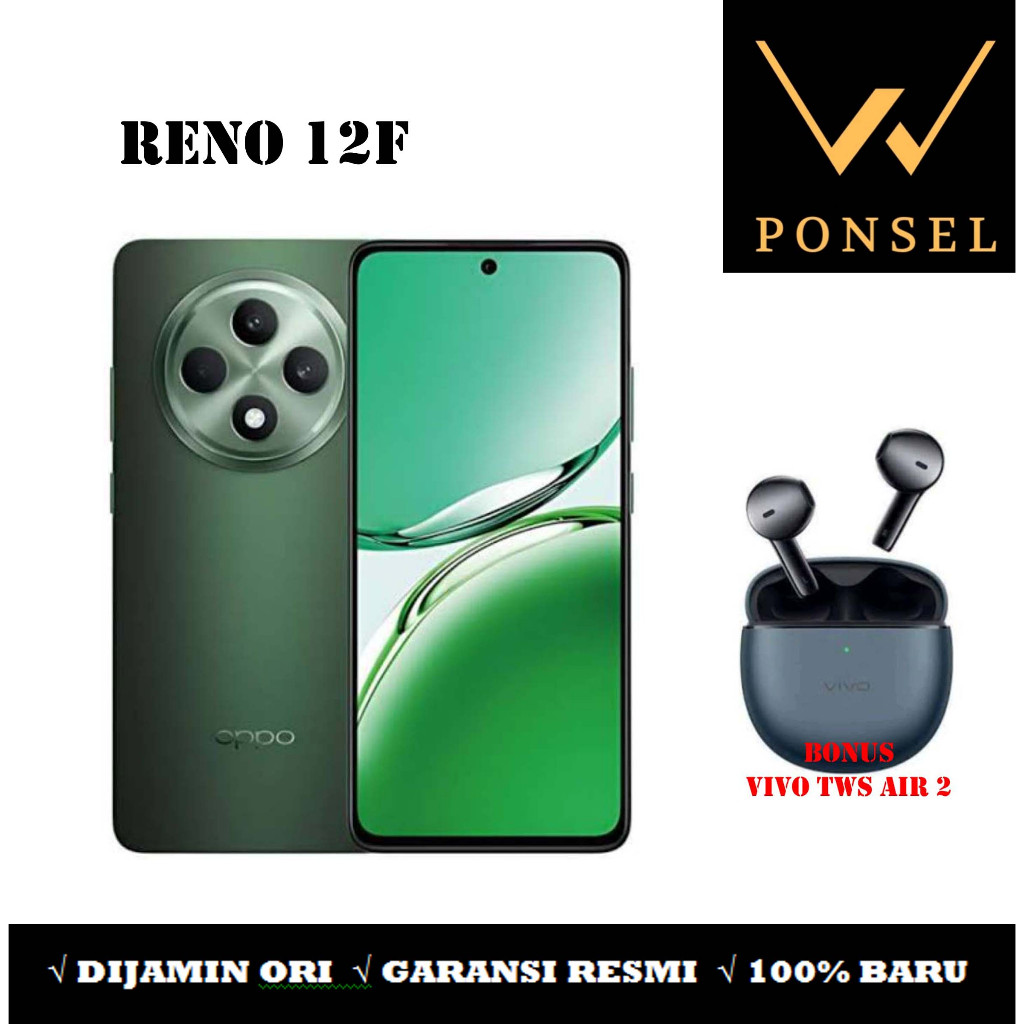 Jual OPPO RENO 12F 4G 8/256GB GARANSI RESMI | Shopee Indonesia