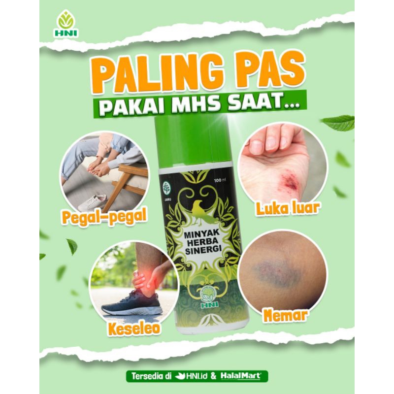Jual MINYAK HERBA SINERGI/MHS/BUTBUT HNI HPAI MINYAK AJAIB NYERI SENDI ...