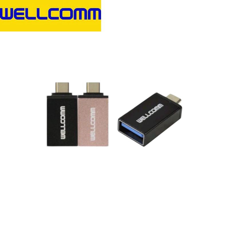 Jual OTG Type C iPhone Micro Usb WELLCOMM Cocok untuk semua Hp | Shopee ...