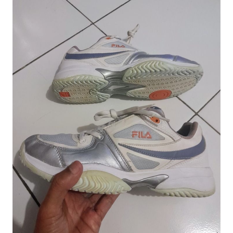Jual Sepatu Tennis/Badminton FILA PRESTIGE Original for Unisex ...
