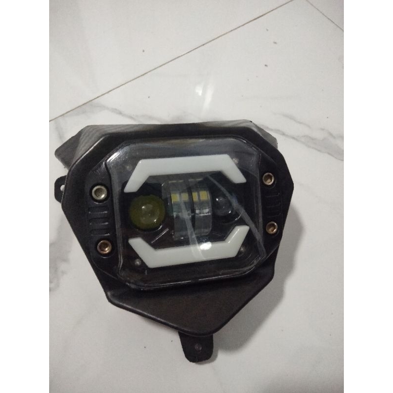 Jual reflektor daymaker led CRF 150 satu set tinggal pasang | Shopee ...