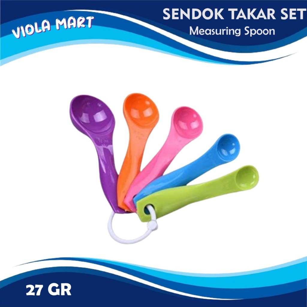 Jual Sendok Takar Set 5 in 1 / Sendok Ukur Bumbu Dapur / Sendok Takaran ...