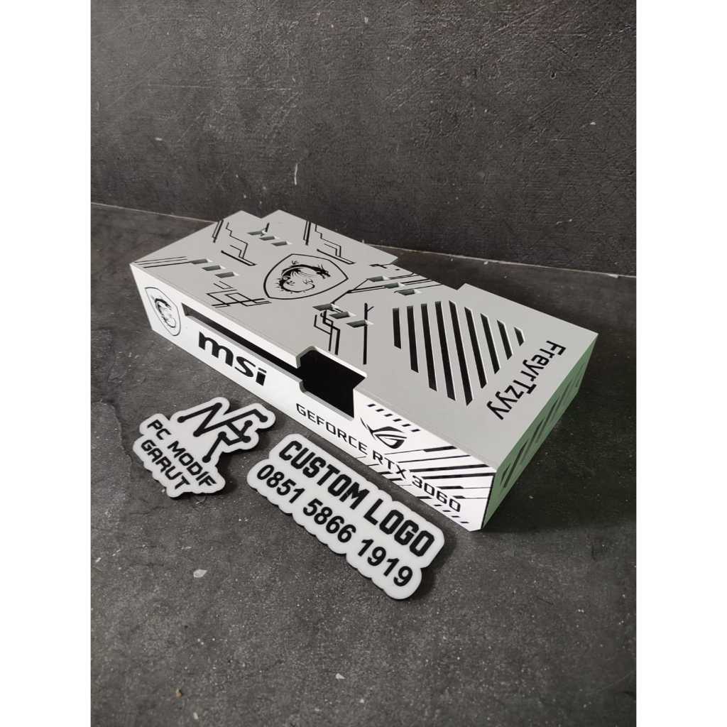 Jual VGA COVER MSI NON LED CUSTOM LOGO CUSTOM VGA CUSTOM WARNA COVER ...