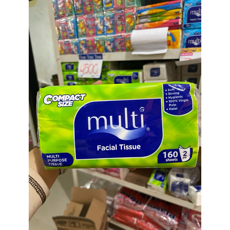 Jual [ PAKET ISI 1 ]Tissue Murah Multi Facial 160 sheet 2ply | Shopee ...