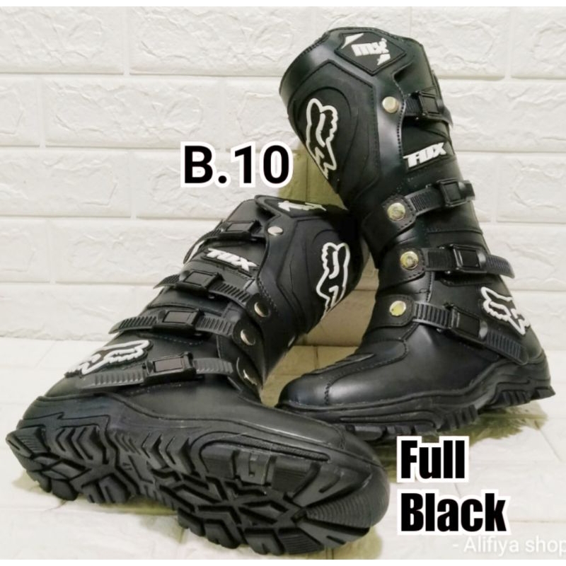 Jual Sepatu Motor TRAIL Biker Pria Touring Boots MOTOCROS Bikers Turing ...