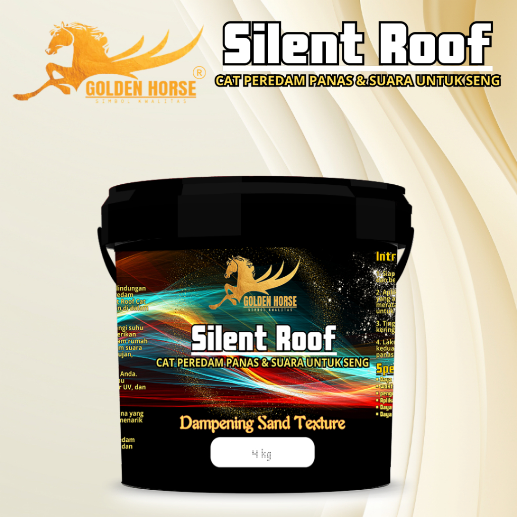 Jual Cat Spandek/seng Peredam Suara dan Panas untuk Seng Silent Roof 4 ...