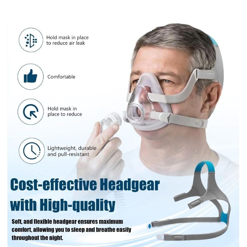 Jual Premium Headband Headgear APAP BPAP CPAP F20 N20 Magnetic Tali ...