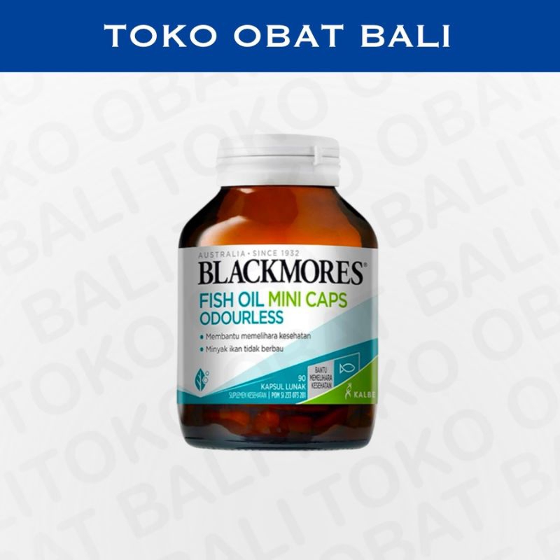 Jual Blackmores Fish Oil Mini Caps Odourless isi 90 Gel | Shopee Indonesia