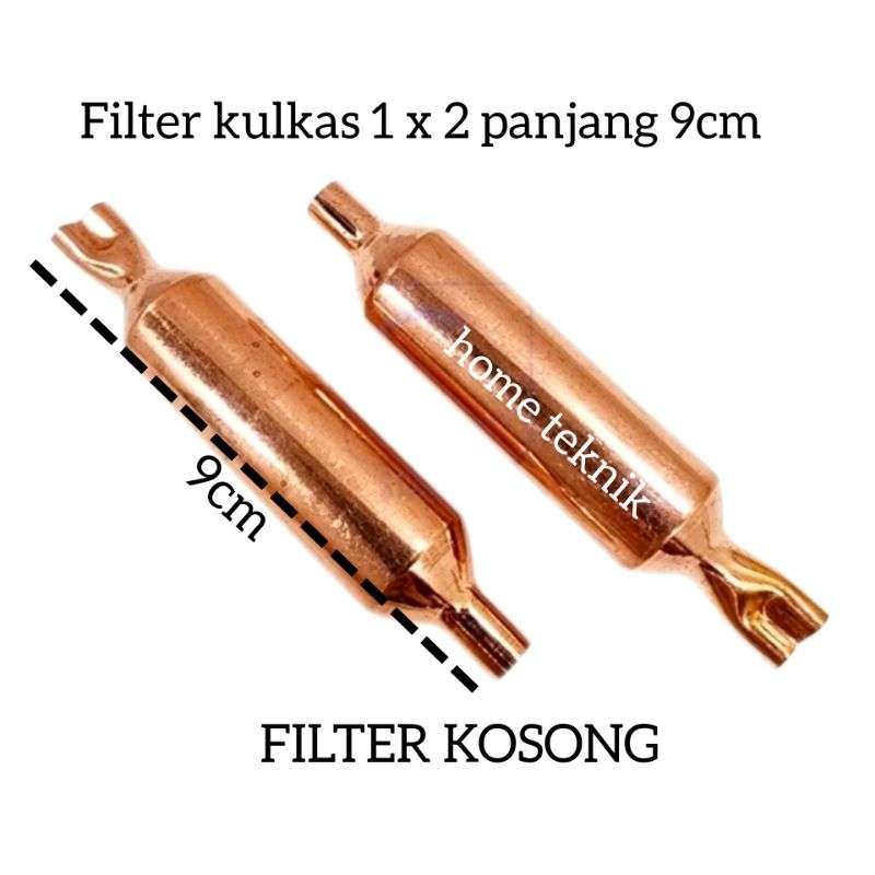 Jual Filter kulkas kosong 1x2 panjang 9cm harga per 1 pcs | Shopee ...
