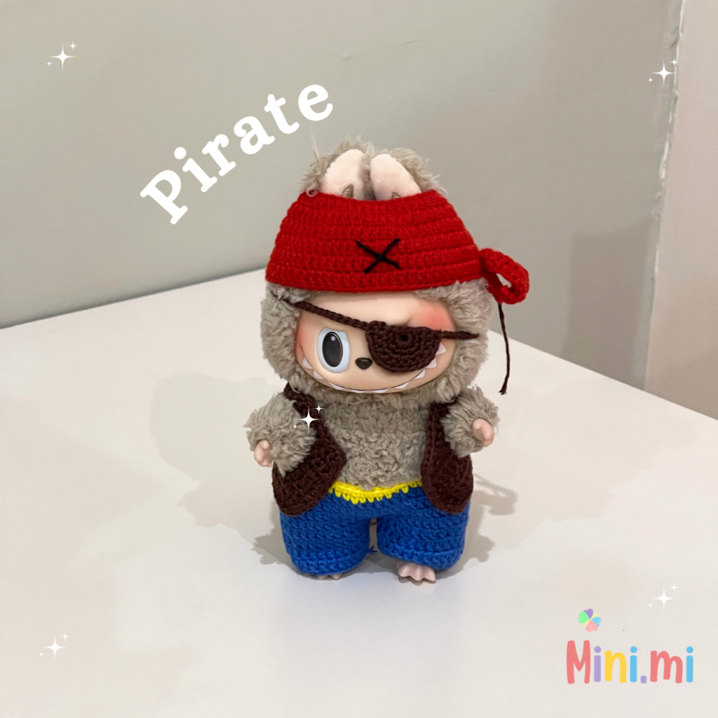 Jual BAJU LABUBU Pirate | Costume labubu v1 v2 | Shopee Indonesia