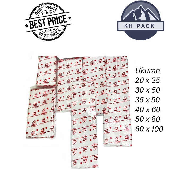 Jual Plastik PP Laundry / Plastik PP Polos 500Gram/1KG | Shopee Indonesia