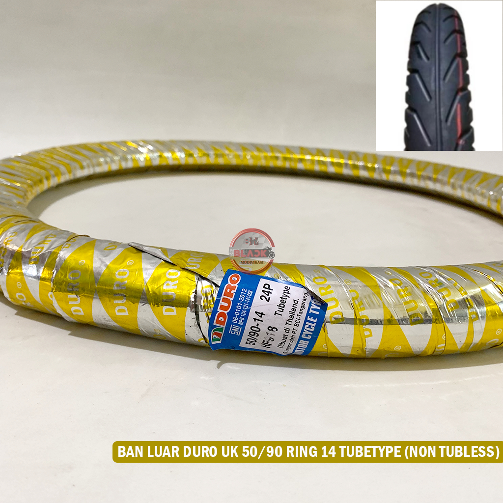 Jual Ban Luar DURO Thailand HF918 RING 14 UK 50/90 TUBETYPE (Non ...
