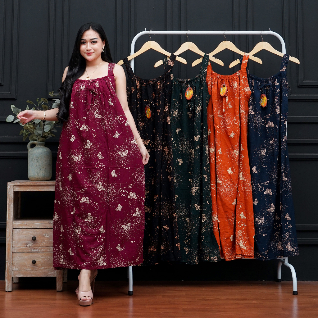 Jual Longdress Yukensi Super Jumbo Motif / Yukensi Tanpa Lengan ...