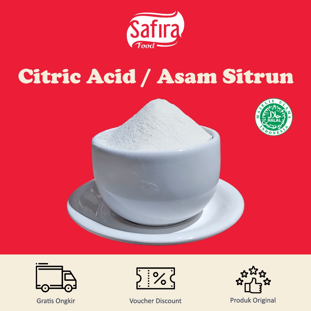 Jual Citrun Acid / Citric Acid / Asam Sitrat / Pembersih Food Grade ...