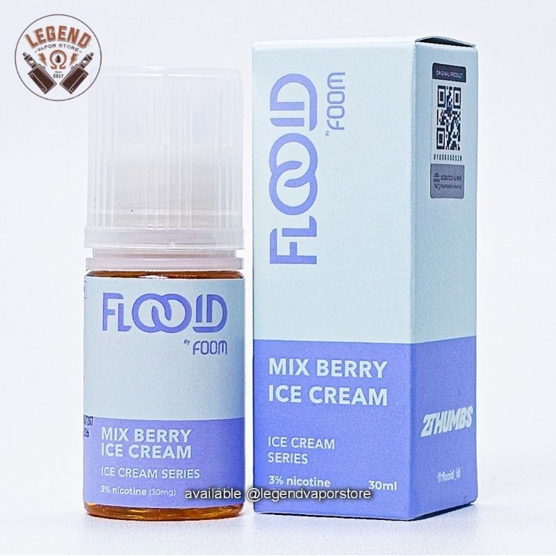 Jual SALT NIC - LIQUID FOOM Mix Berry Ice Cream 30ML 30MG AUTHENTIC ...