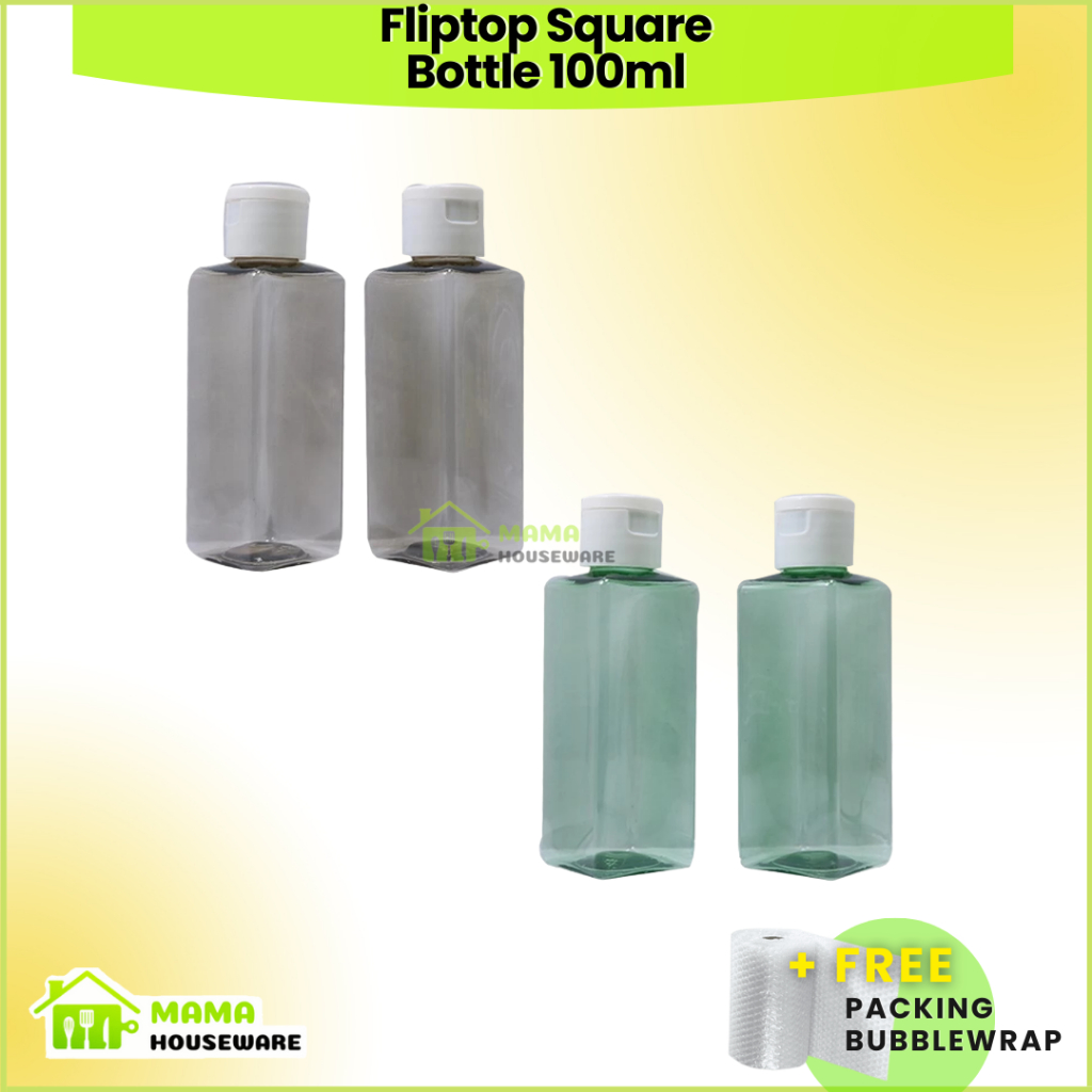 Jual Botol Kotak-Mamahouseware/Fliptop Botol/Botol Minum/Botol ...