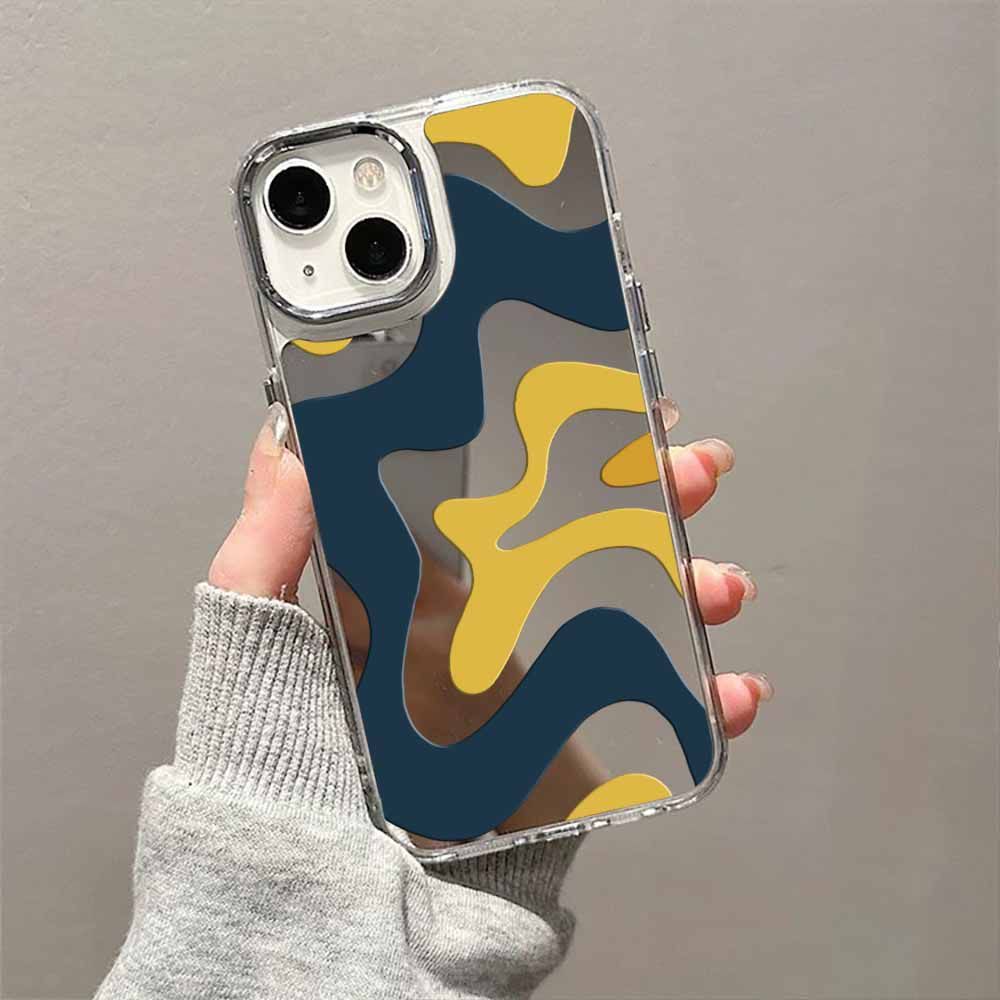 Jual Kuning Garis Bergelombang - Kawaii Spiegel Mirror Case/Casing Kaca ...