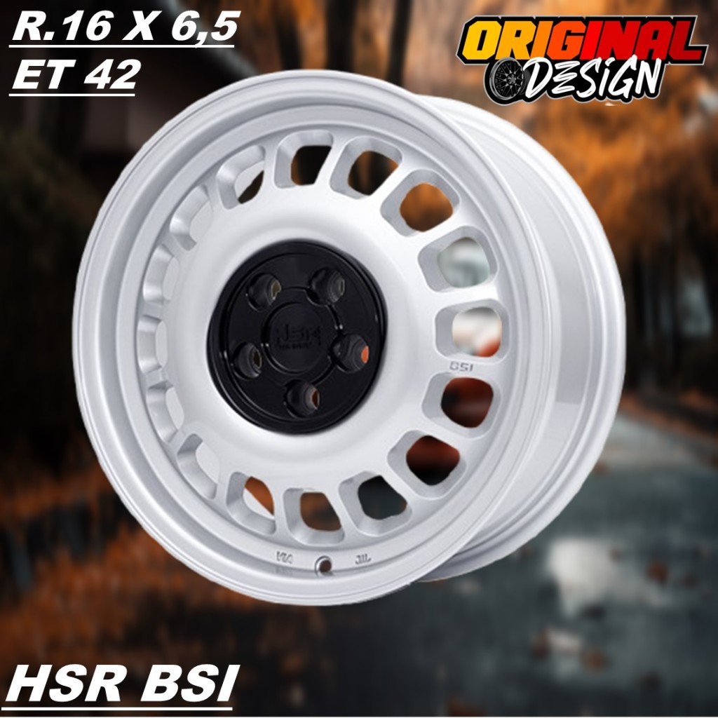 Jual Velg mobil ring 16 HSR BSI R16 pcd 5x100 untuk veloz, xenia new, sienta, lebar 6,5 warna ...